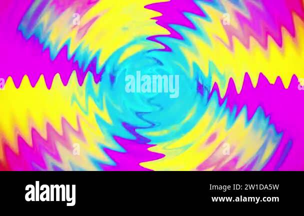 Seamlessly looping vibrant holographic ripples. Trippy animated ...