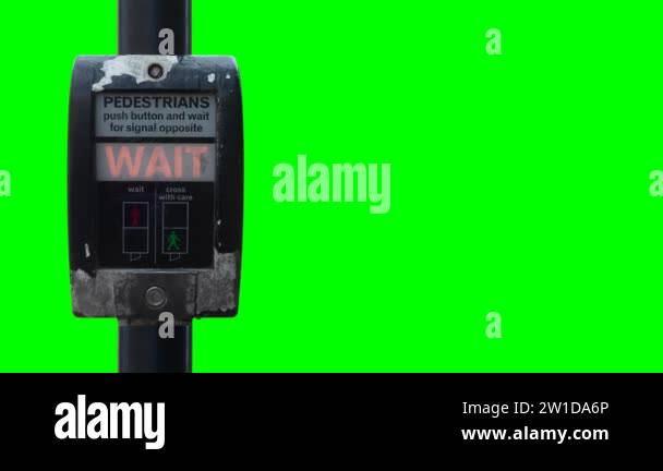 British pedestrian crossing wait sign Stock Videos & Footage - HD and ...