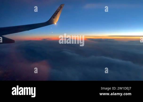 DUBLIN, IRELAND - January 2020: a Boeing plane of the Irish airline ...
