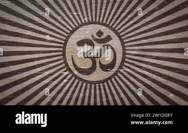 Brahman / Om - Hindu Symbol On Wodden Texture. Ideal For Your Hinduism ...