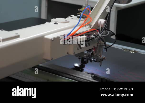 sewing machine control computer. automatic sewing machine. Automated ...
