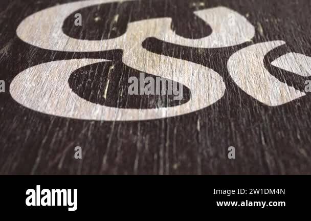 Brahman / Om - Hindu Symbol On Wodden Texture. Ideal For Your Hinduism ...
