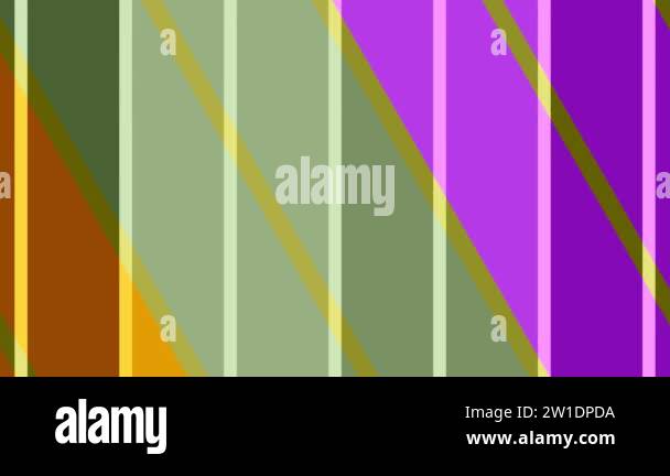 Two 2D color bars that rotate and move, anchor point from left to right ...