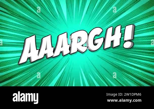 Comic Books Action Background With Commercial Text/ 4k animation of a ...