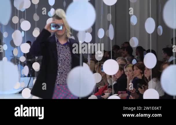 Fashion show. Male model walking on the catwalk Stock Video Footage - Alamy