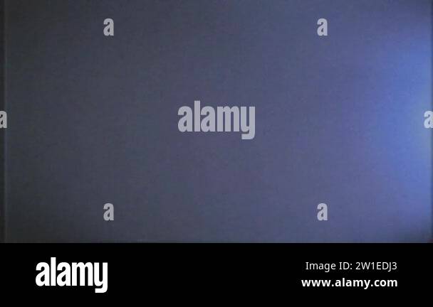 VHS effect. Blue screen TV picture tube. Digital pixel noise vhs effect ...