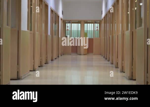place to meet prisoners in prison. glass booths in prison, view from ...