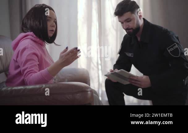 Police woman talking victim Stock Videos & Footage - HD and 4K Video ...