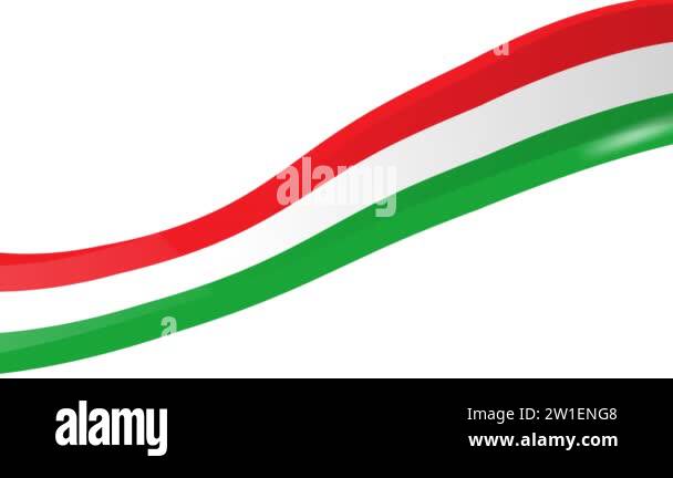 Italian and mexican flag background Stock Video Footage - Alamy