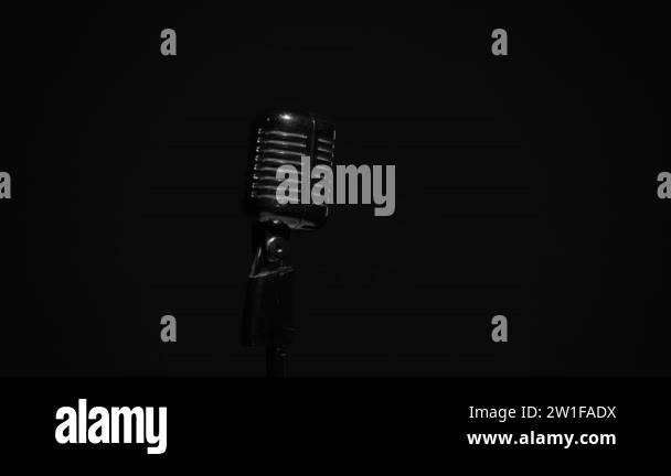 Professional concert vintage glare microphone for record or speak to ...