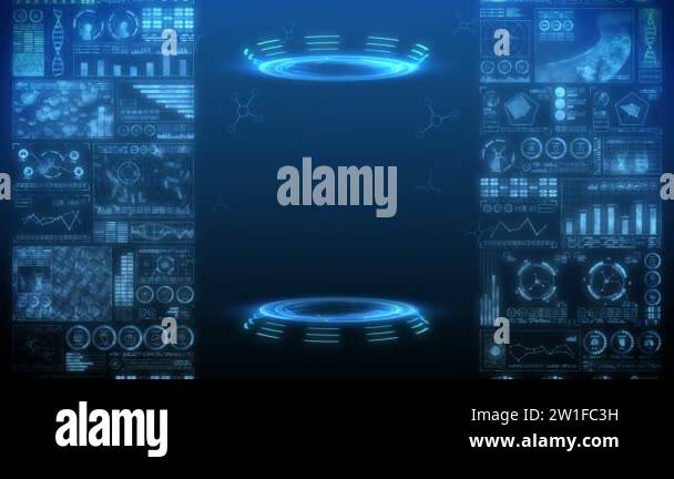 Modern medical health care concept. Futuristic examination with health ...