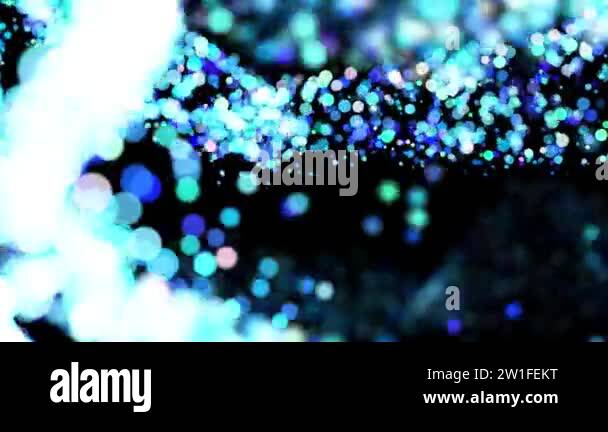 4k animated particles of the quantum world Stock Video Footage - Alamy