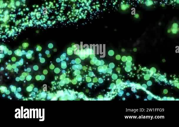 4k animated particles of the quantum world Stock Video Footage - Alamy