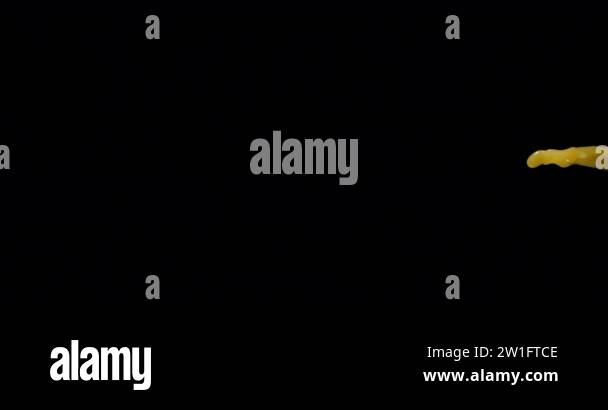 Orange Juice Exploding and Splashing on Black Background, Slow Motion ...