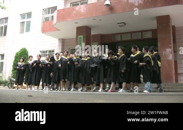 China students graduation Stock Videos & Footage - HD and 4K Video ...