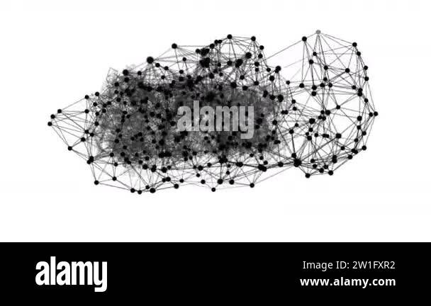 Abstract Plexus Animation Background with Text 2020-2019 Stock Video ...