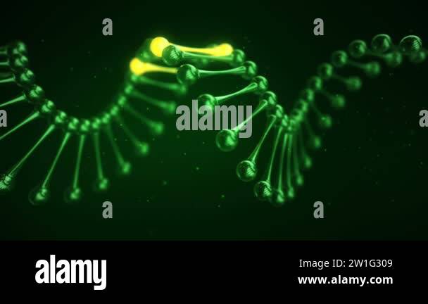Animation rotation of model molecule from glass and crystal. Animation ...