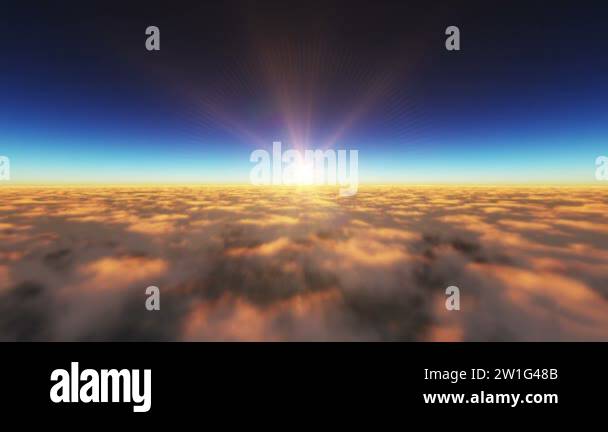 Fly over sunset clouds sun Stock Videos & Footage - HD and 4K Video ...
