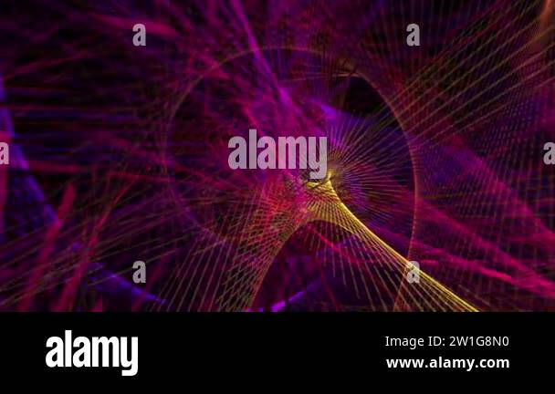 Abstract digital dynamics background concept, Seamless looping ...