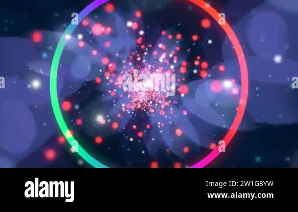 Space blue background with particles. Space azure dust with stars on ...