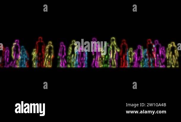 Diversity realistic neon sign Stock Videos & Footage - HD and 4K Video ...