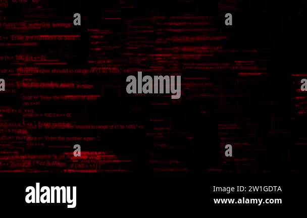 Flying Backwards Through The Symbols Of Computer Code Animation Abstract Cyberspace With