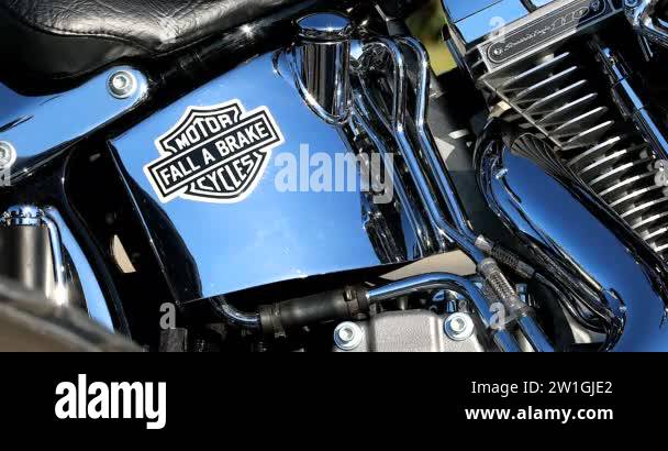 Harley davidson motorcycle engine logo Stock Videos & Footage - HD and ...