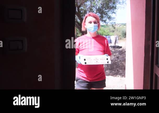 Female pizza delivery Stock Videos & Footage - HD and 4K Video Clips ...