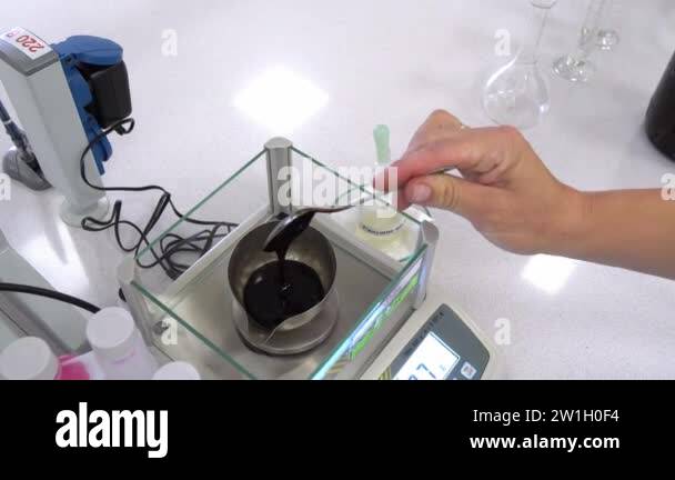 Laboratory measurements close up, Modern medical equipment makes the ...