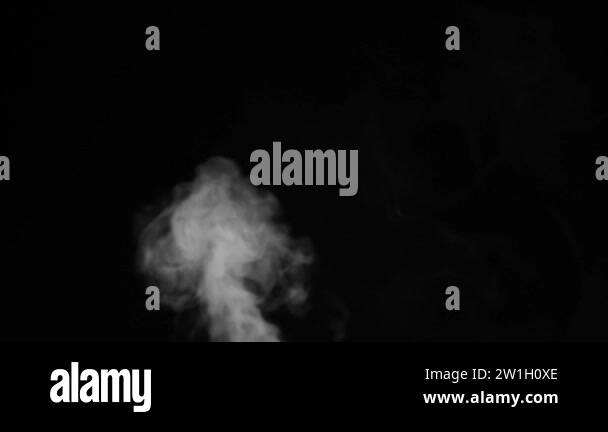 Smoky steamy fog. Realistic abstract smoke vapor effect from the bottom ...