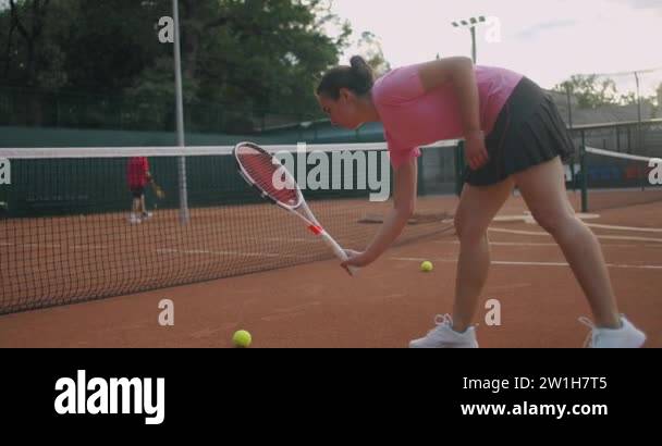 Young woman poses racket Stock Videos & Footage - HD and 4K Video Clips ...