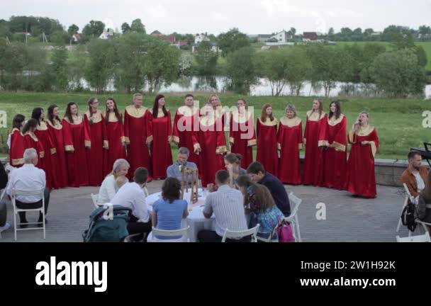 Choir in robes singing Stock Videos & Footage - HD and 4K Video Clips ...