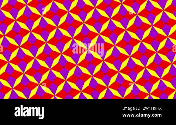 Graphic pattern that quickly changes color as it rotates clockwise and ...