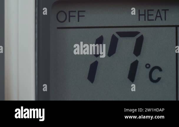 Temperature going up from 16 to 30 Stock Video Footage - Alamy