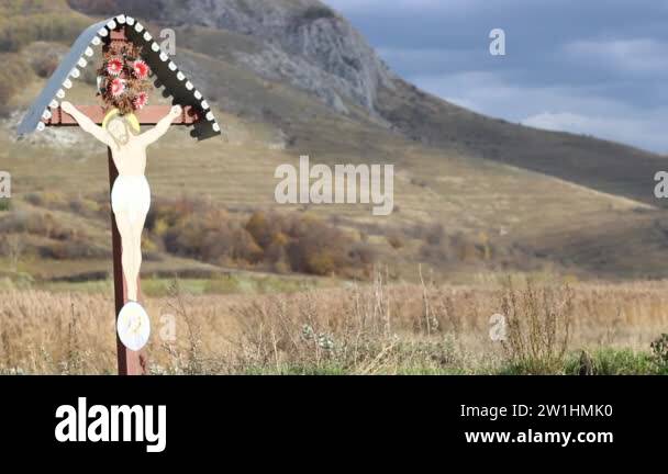Crucifix and passers by Stock Videos & Footage - HD and 4K Video Clips - Alamy