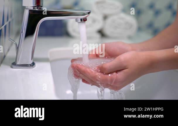 Clean hands without soap water or towel Stock Videos & Footage - HD and ...