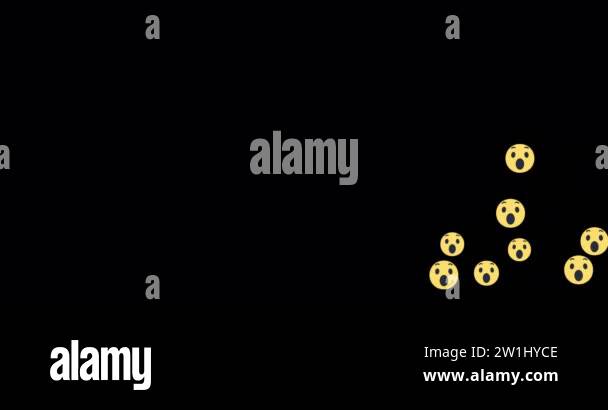 Face with Open Mouth Animated Emoji. Smileys Emotions Icons Animation ...