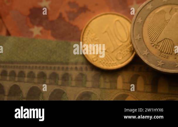 German euro banknotes coins Stock Videos & Footage - HD and 4K Video ...