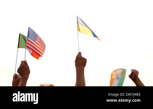 Raised flags Stock Videos & Footage - HD and 4K Video Clips - Alamy