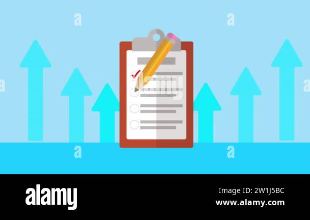 Clipboard checklist icon Stock Videos & Footage - HD and 4K Video Clips ...