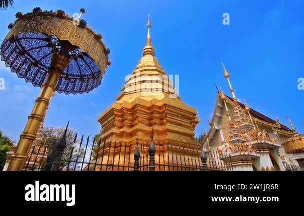 Wat chomphu golden temple Stock Videos & Footage - HD and 4K Video ...