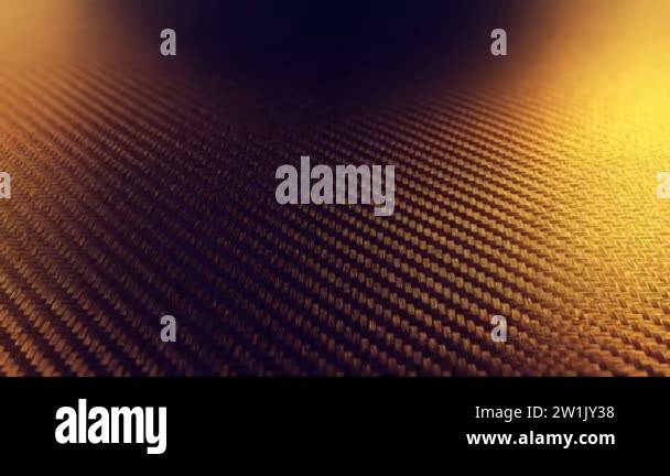 Realistic carbon gold fiber texture pattern background loop Stock Video ...