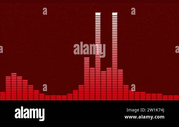 Audio Equalizer bars design sound waves animated disco graphic motion ...