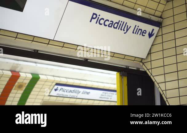 Piccadilly line sign london Stock Videos & Footage - HD and 4K Video ...