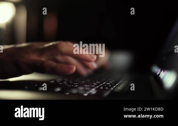 Female hands of business woman professional user worker using typing on ...