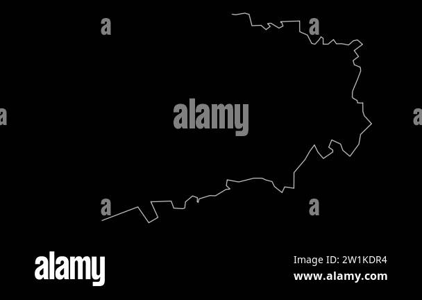 Antrim and newtownabbey outline map Stock Videos & Footage - HD and 4K ...