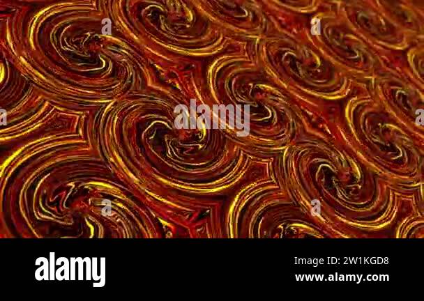 Seamless looping mosaic golden abstract fantasy art geometric graphic ...