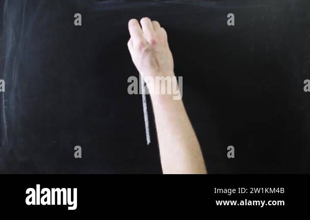 Chalk board hand written sign Stock Videos & Footage - HD and 4K Video ...