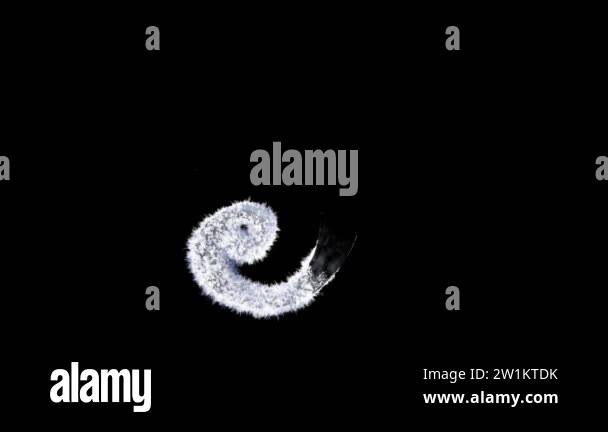 Animated frost ice winter typeface with separate alpha channel, the ...