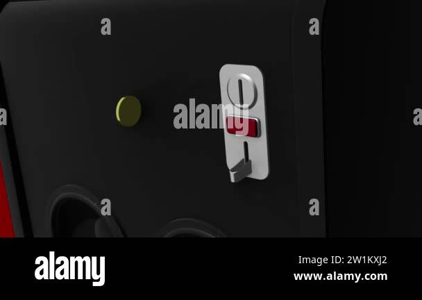 Arcade Machine Retro Gaming Style With Joystick and Buttons 3D Render ...